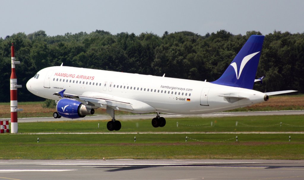 Hamburg Airways,D-AHHF,(c/n888),Airbus A320-214,09.07.2013,HAM-EDDH ...