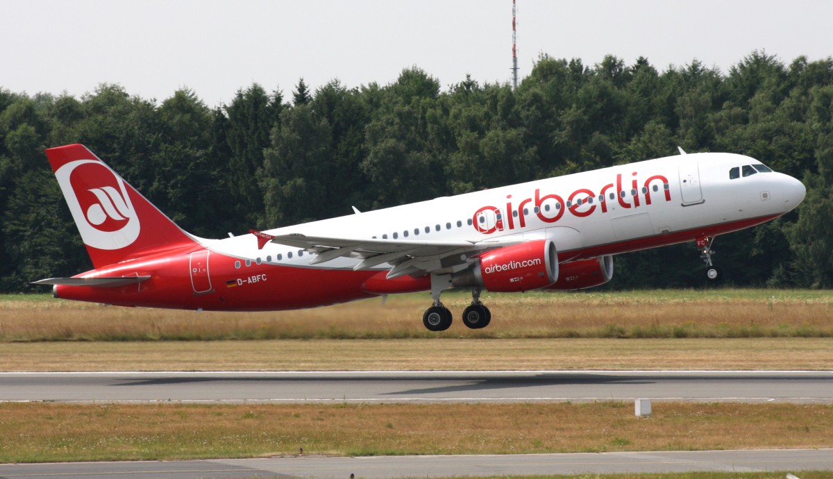 Air Berlin,D-ABFC,(c/n4161),Airbus A320-214,26.07.2013,HAM-EDDH,Hamburg ...