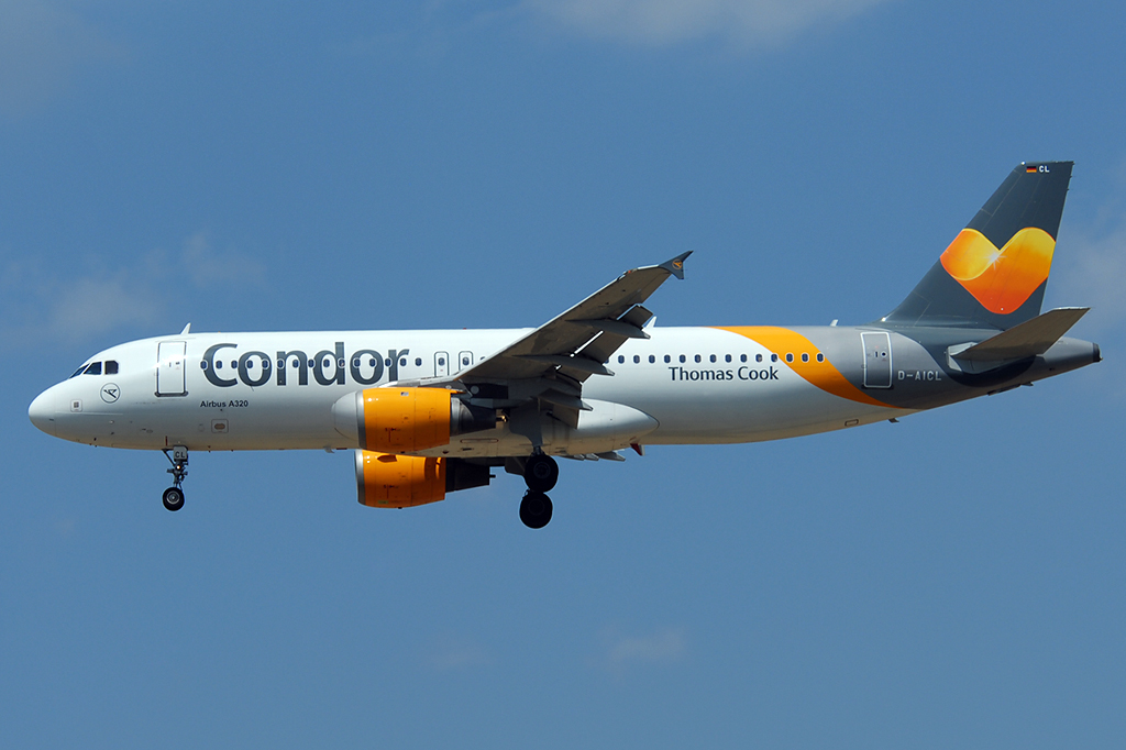 Condor Boeing 767-31BER D-ABUM bei der Landung in Frankfurt 20.3.2019 ...