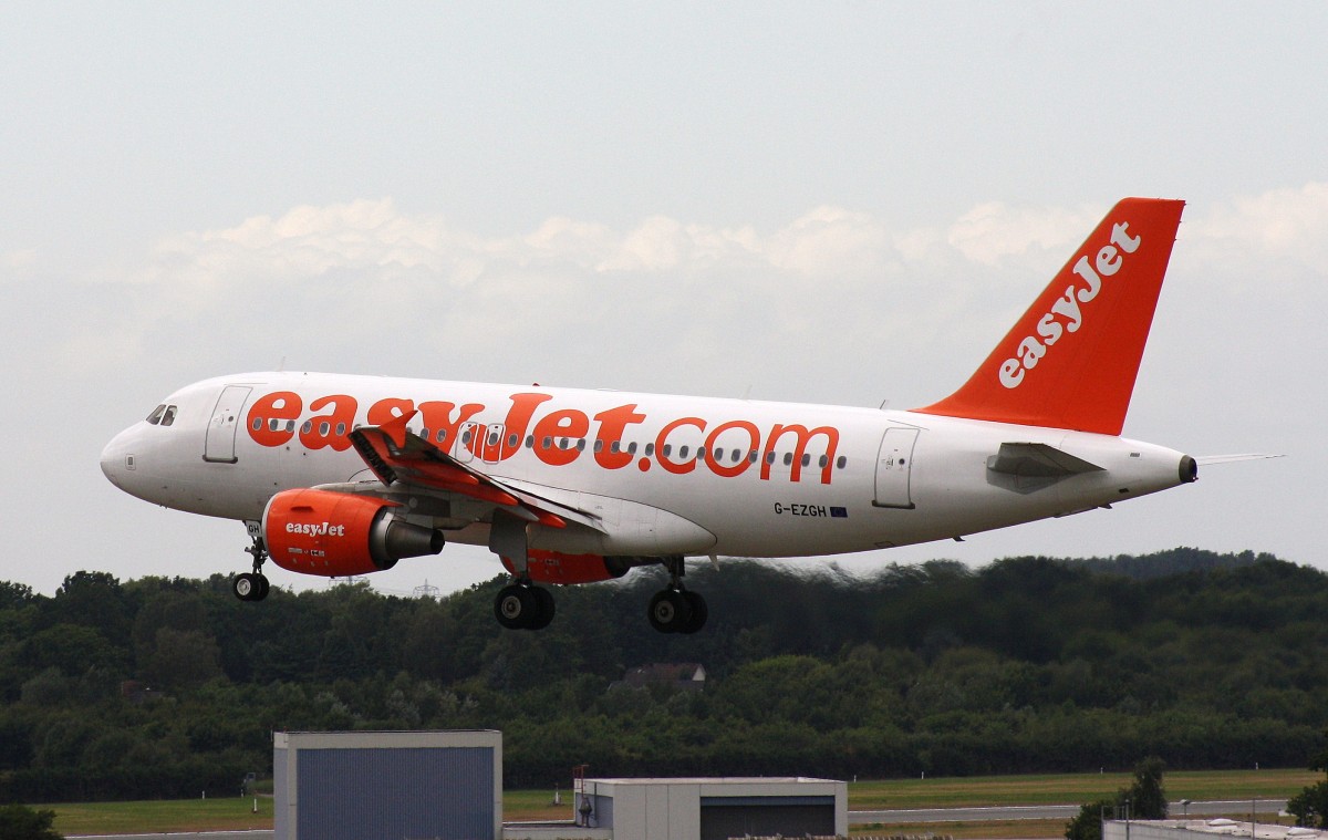EasyJet,G-EZGH,(c/n 4667),Airbus A319-111,09.08.2014,HAM-EDDH,Hamburg ...