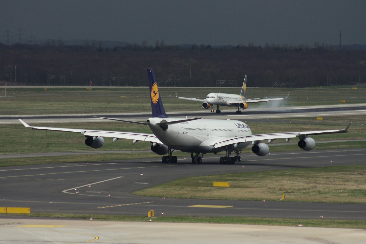 Lufthansa,D-AIGT,(c/n 304),Airbus A340-313,11.04.2015,DUS-EDDL ...