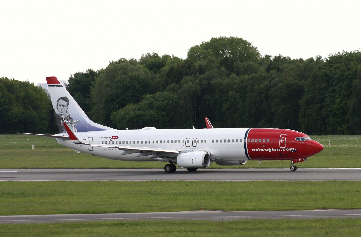 Norwegian,LN-DYQ,(c/n40869),Boeing 737-8JP(WL),13.05.2014,HAM-EDDH ...