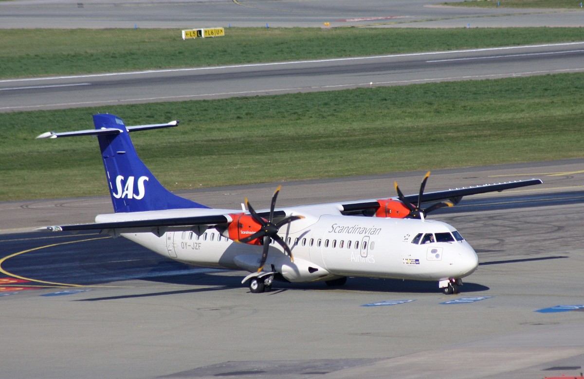 SAS Scandinavian Airlines,OY-JZF,(c/n 1165),ATR-72-600,18.04.2015,HAM ...