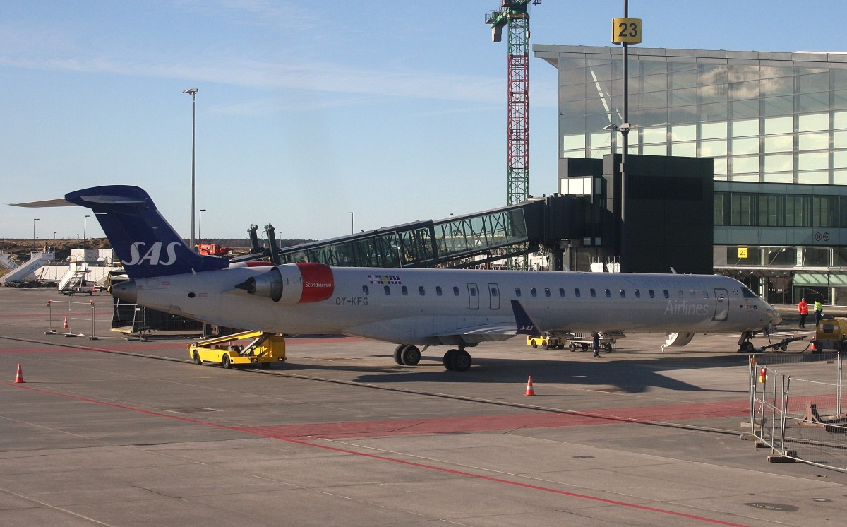 SAS,OY-KFG,(c/n15237),Canadair Regional Jet CRJ-300ER,16.03.2014,GDN ...