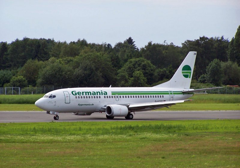 "Germania" Boeing 737-75B - Flugzeug-bild.de